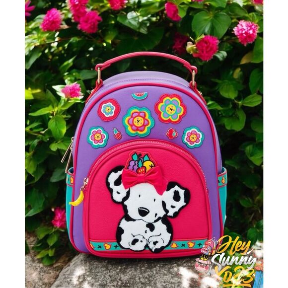 Sanrio | Bags | Sanrio Spottie Dottie Floral Color Block Mini Backpack ...
